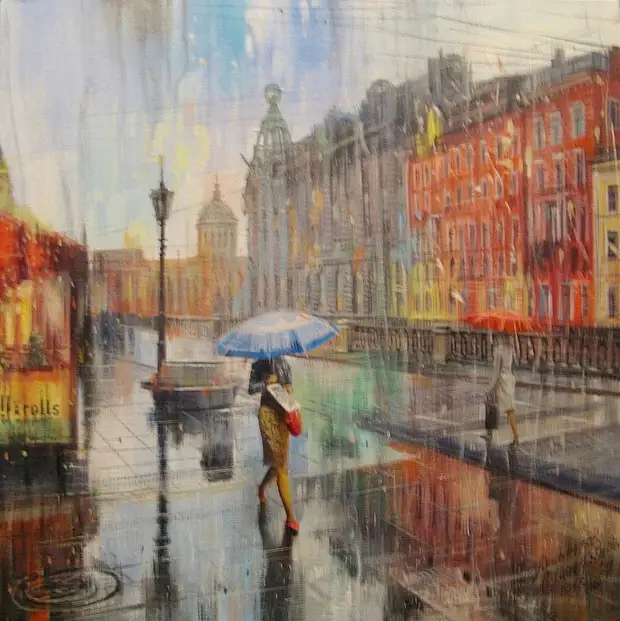 ARTIST YUMADILOV TIMUR: RAINY PETER