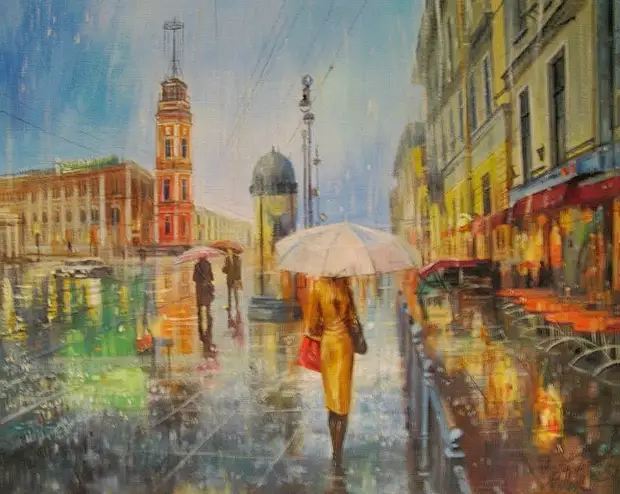 TAITEILIJA YUMADILOV TIMUR: RAINY PETER