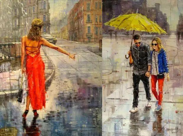 TAITEILIJA YUMADILOV TIMUR: RAINY PETER