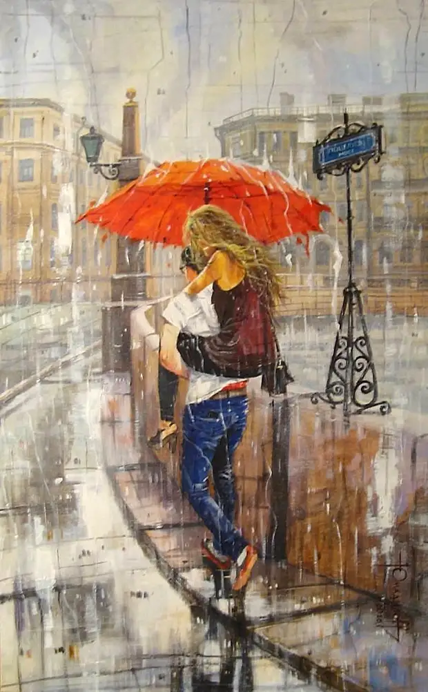 KUNSTENAAR YUMADILOV TIMUR: RAINY PETER