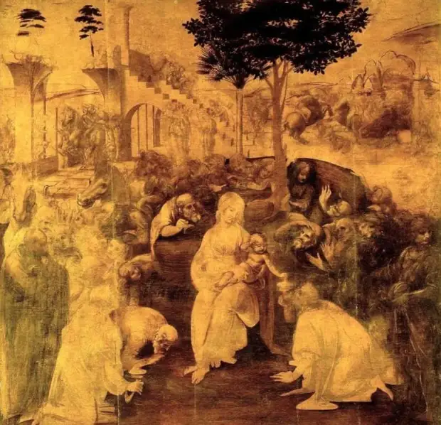 Klanjanje magova - Leonardo da Vinci (1480)