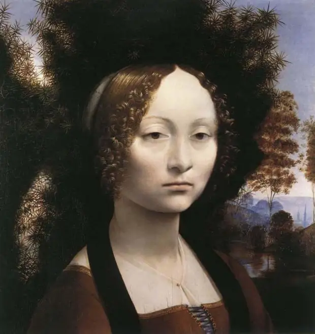 Portret Ginevre Benci Leonarda da Vincija (1474)