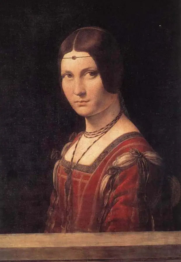 Portret stranca (Lijepa Ferroniera) Leonarda da Vincija (1490)
