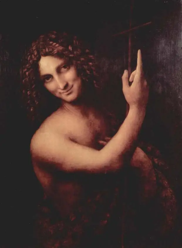 Sveti Ivan Krstitelj Leonardo da Vinci (1515, Louvre, Pariz)