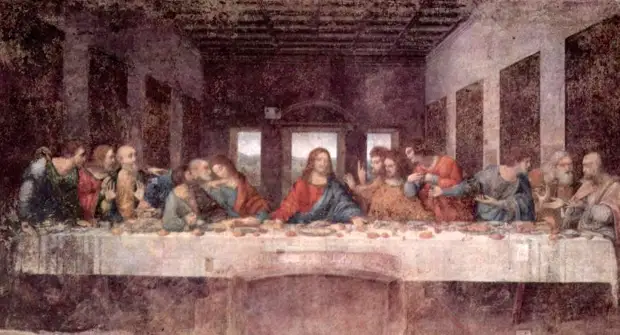Posljednja večera Leonarda da Vincija (1495, Santa Maria delle Grazie)
