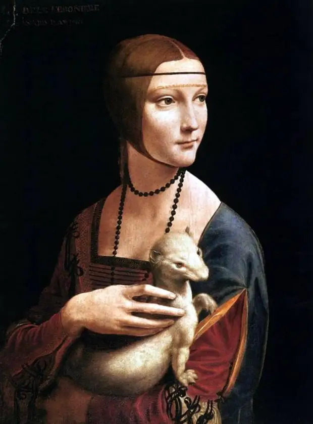 Cecilia Gallerani (Dama s hermelinom) - Leonardo da Vinci (1496)