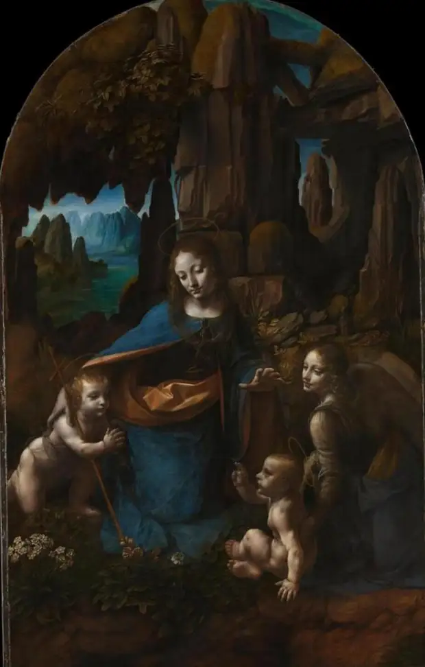 Majka Božja među stijenama, Leonardo da Vinci (1505.)
