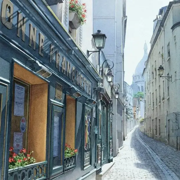 Thierry Duval akuarela