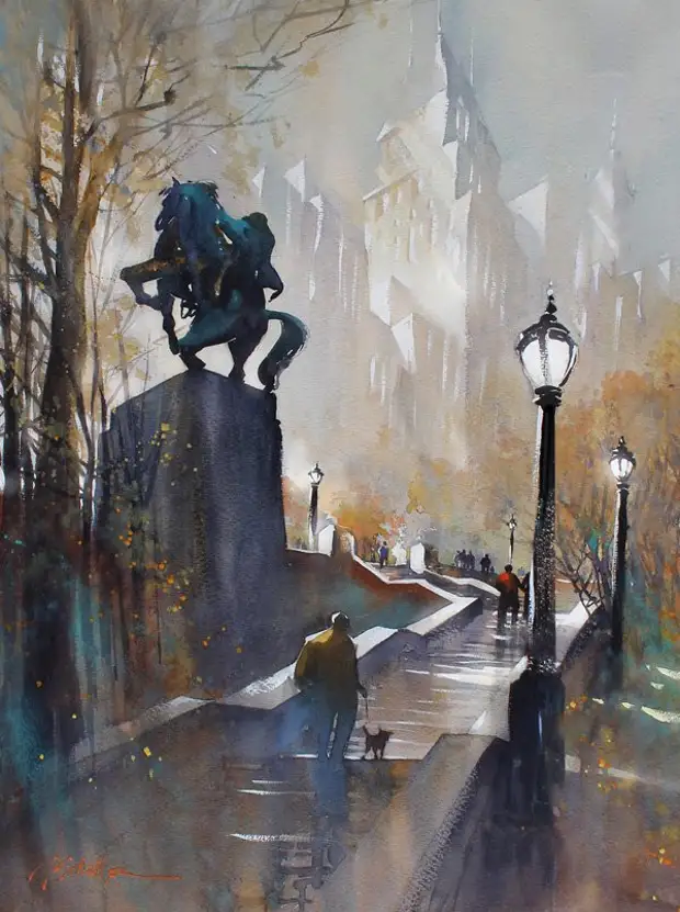 Ang pinagmumultuhan landscapes ng Thomas Schaller