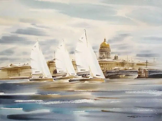 YACHTS ON NEVA 1 (700x522, 48Kb)