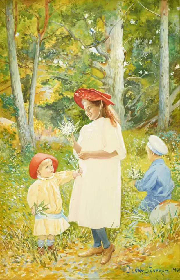 Jenny Nyström-JENNY NYSTROM (SWEDEN, 1854-1946)