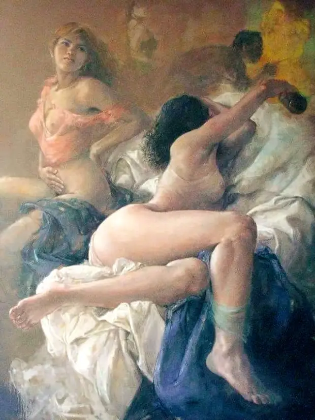 Nude in the fine arts of different countries. Part 146