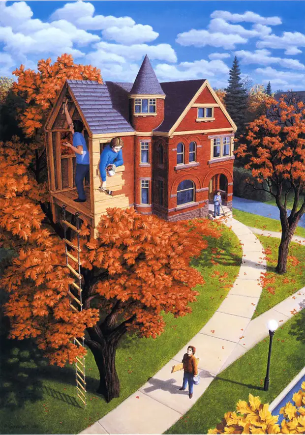 Artisten som lurer hjernen din: Rob Gonsalves 'utrolige illusjoner