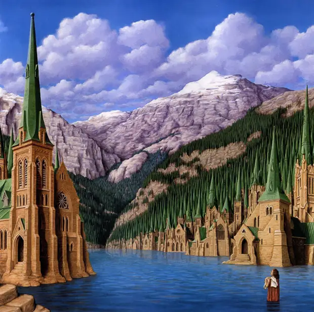 Beyninizi aldadan sənətçi: Rob Gonsalvesin inanılmaz illüziyaları