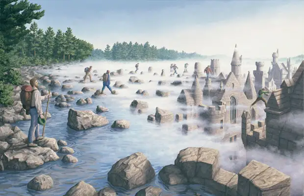 ศิลปินที่หลอกสมองคุณ: ภาพลวงตาที่น่าเหลือเชื่อของ Rob Gonsalves