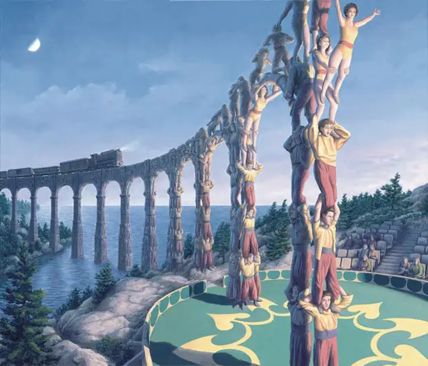 Beyninizi aldadan sənətçi: Rob Gonsalvesin inanılmaz illüziyaları