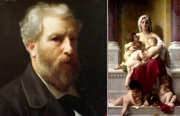 William Bouguereau ndi chithunzi chake