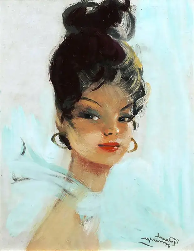 Listamaðurinn Jean-Gabriel Domergue: 