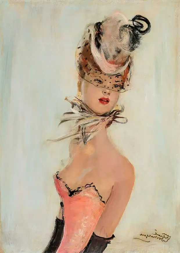 Listamaðurinn Jean-Gabriel Domergue: 