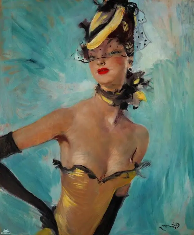 Listamaðurinn Jean-Gabriel Domergue: 