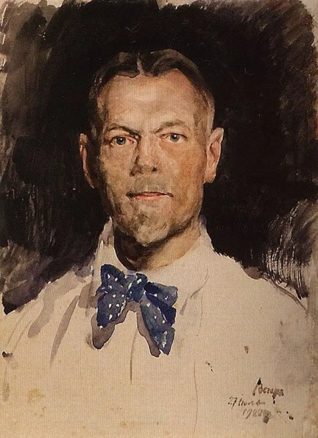 Artist Sergei Vinogradov (1869 - 1938). Nna -ukwu anyanwụ