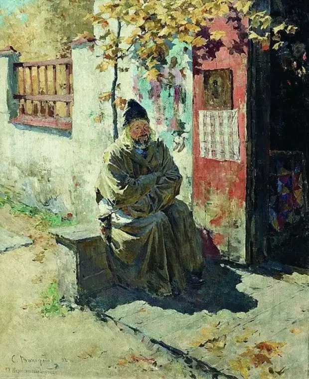 예술가 Sergei Vinogradov (1869-1938). 선라이트 마스터