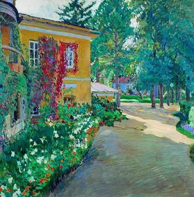 예술가 Sergei Vinogradov (1869-1938). 선라이트 마스터