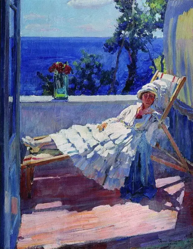 예술가 Sergei Vinogradov (1869-1938). 선라이트 마스터