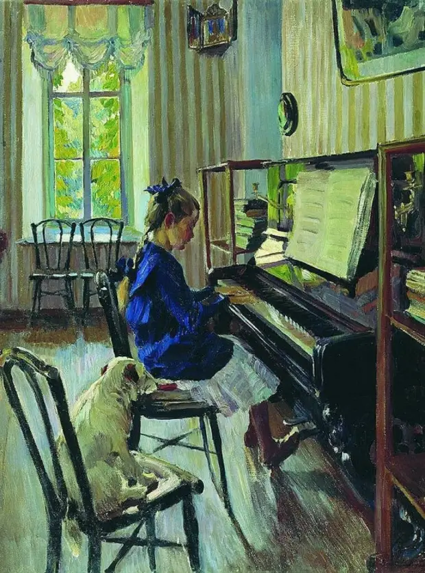 예술가 Sergei Vinogradov (1869-1938). 선라이트 마스터