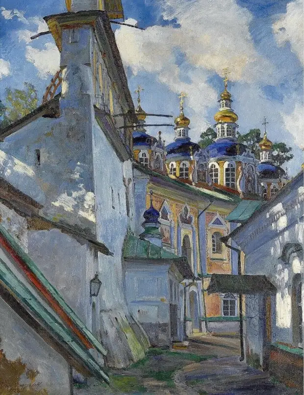 예술가 Sergei Vinogradov (1869-1938). 선라이트 마스터