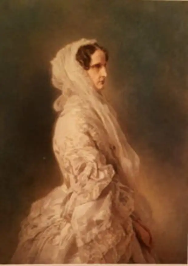 F.K. Winterhalter. Potret Permaisuri Alexandra Feodorovna. 1860. Padepokan