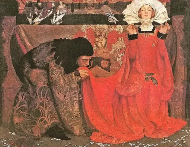 Eleanor Fortescue -Brickdale कलाकार (१7२ - १ 5 ४५)। साँचो प्रेम को कठिनाइहरु