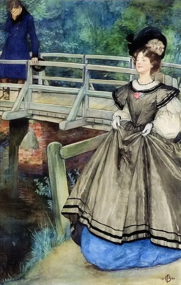 Eleanor Fortescue -Brickdale'i kunstnik (1872 - 1945). Tõelise armastuse raskused