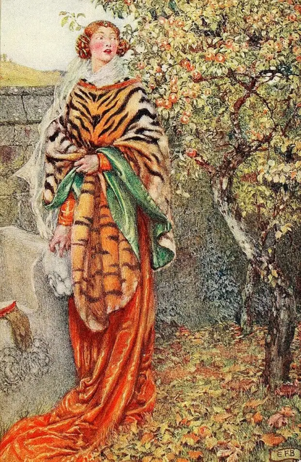 Hunermenda Eleanor Fortescue -Brickdale (1872 - 1945). Zehmetiyên Evîna Rast