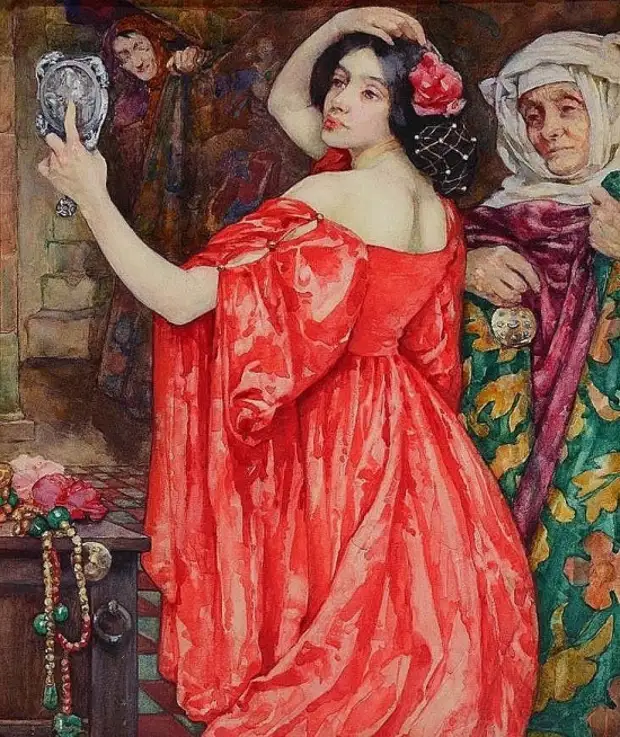 Eleanor Fortescue -Brickdale कलाकार (१7२ - १ 5 ४५)। साँचो प्रेम को कठिनाइहरु