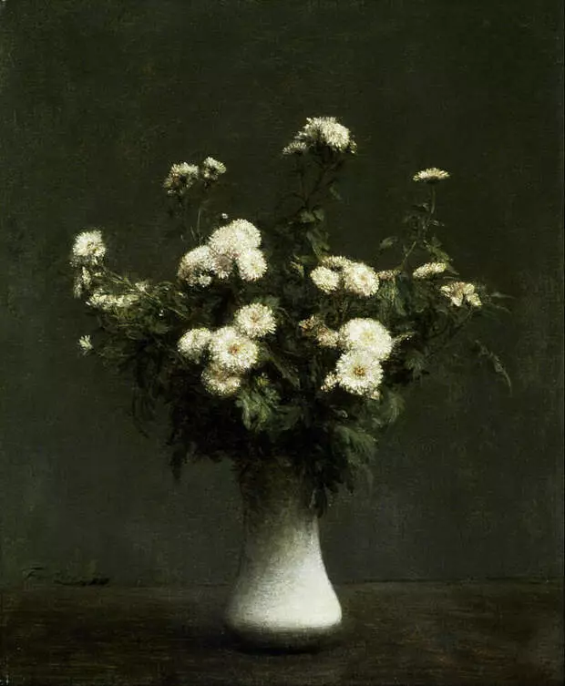 "Miért virágzik a virág ..." Henri Fantin -Latour francia művész (1836 - 1904)