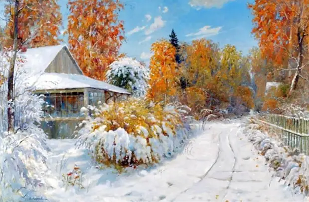 Attractive landscapes of the artist Sergei Khananin