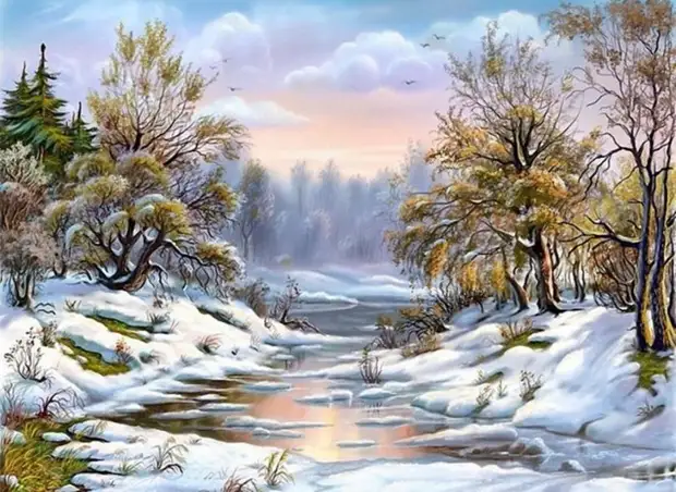 Attractive landscapes of the artist Sergei Khananin