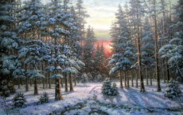 Attractive landscapes of the artist Sergei Khananin