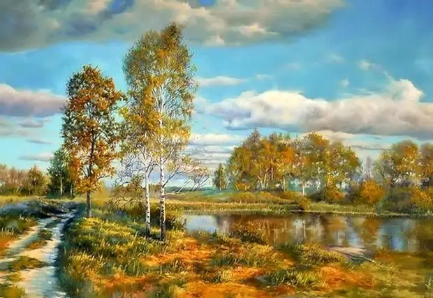 Attractive landscapes of the artist Sergei Khananin