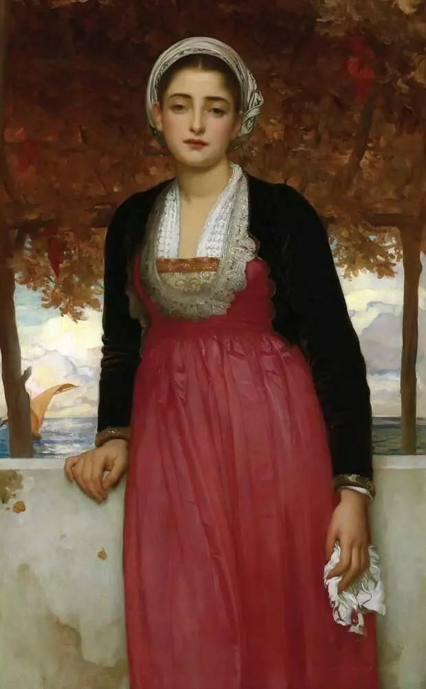 "Skjønnheten har ingen feil side ..." Engelsk kunstner Frederick Leighton (1830-1896)