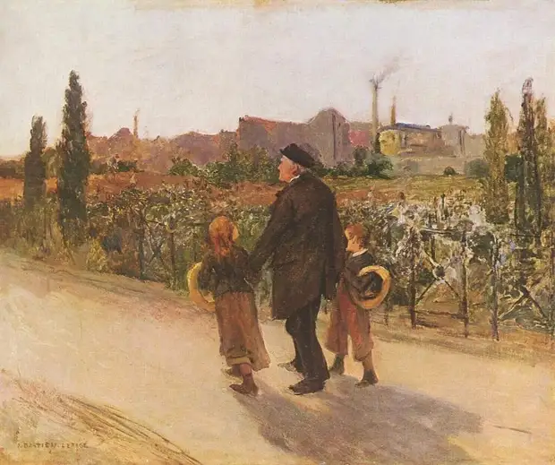 Keunstner Jules Bastien-Lepage: Mominten fan Frânsk naturalisme