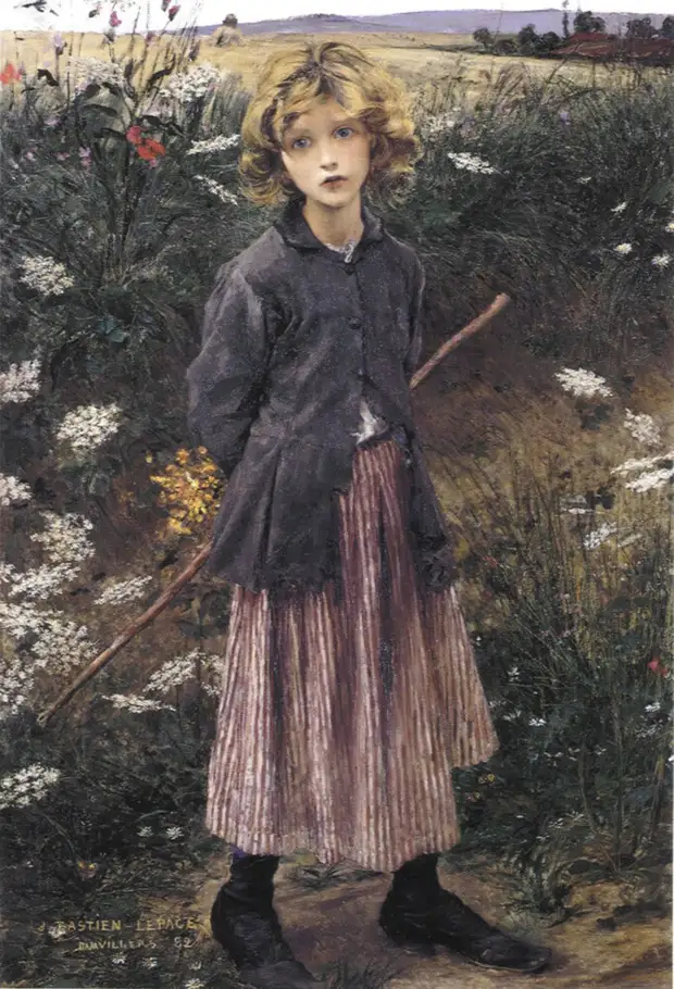 Keunstner Jules Bastien-Lepage: Mominten fan Frânsk naturalisme