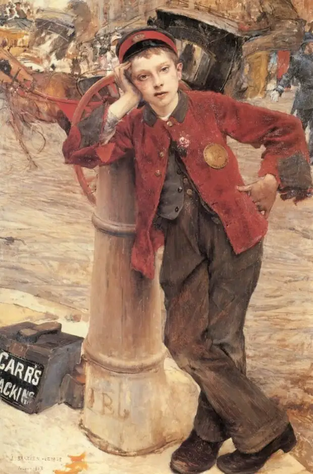 Jules Bastien-Lepage artista: Frantziako naturalismoaren uneak