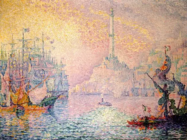 ท่าเรือเจนัว 2452 ผู้แต่ง: Paul Signac