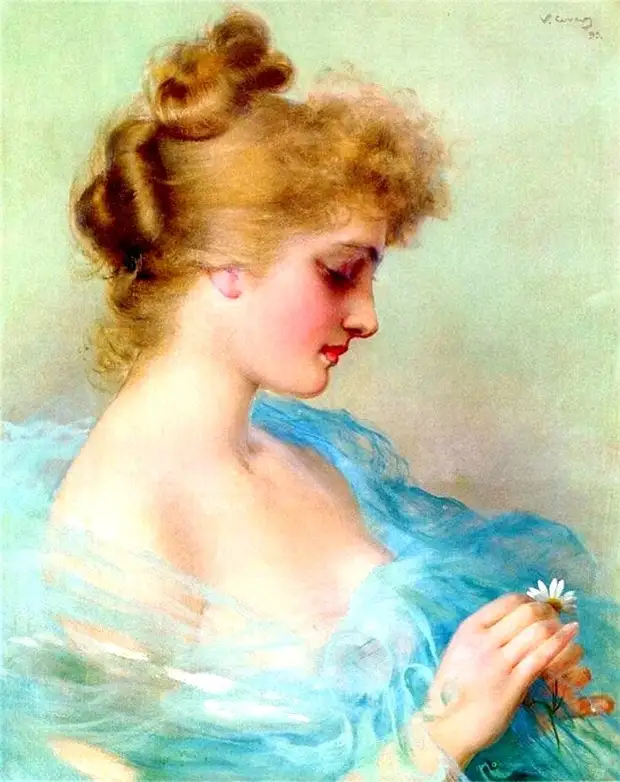 Msanii wa masomo wa Italia Vittorio Matteo Corcos