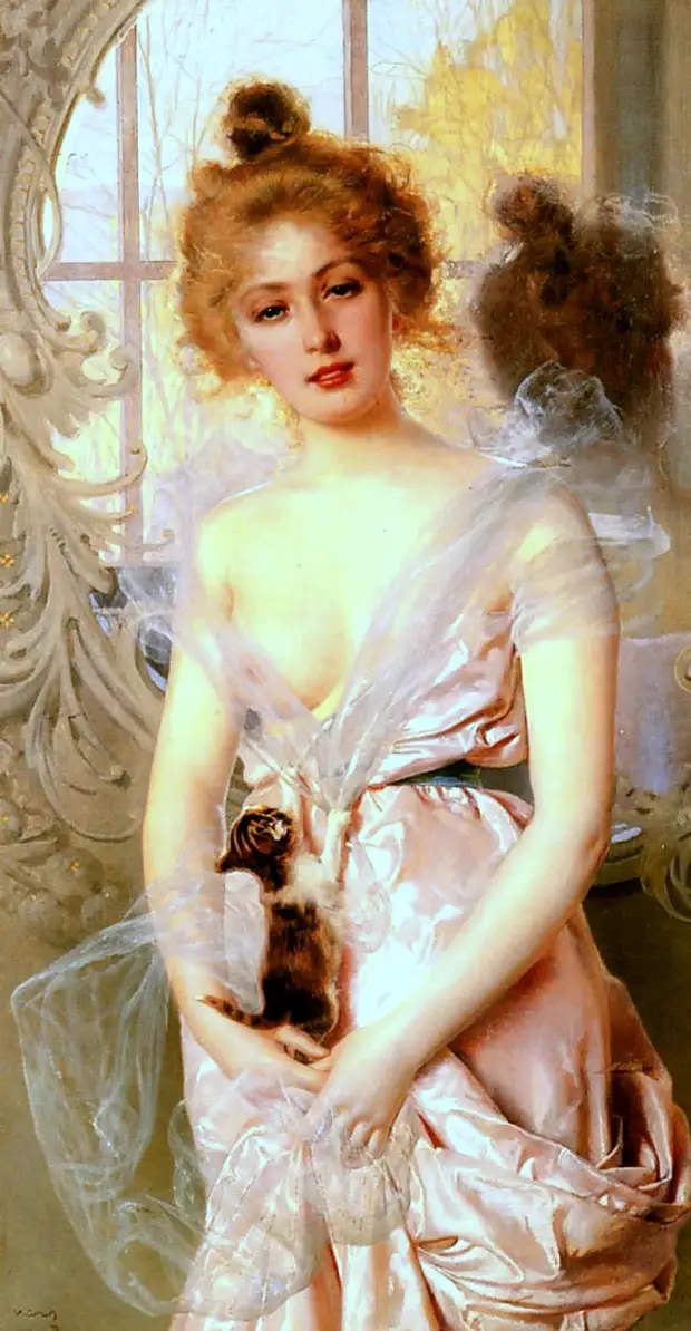 Msanii wa masomo wa Italia Vittorio Matteo Corcos