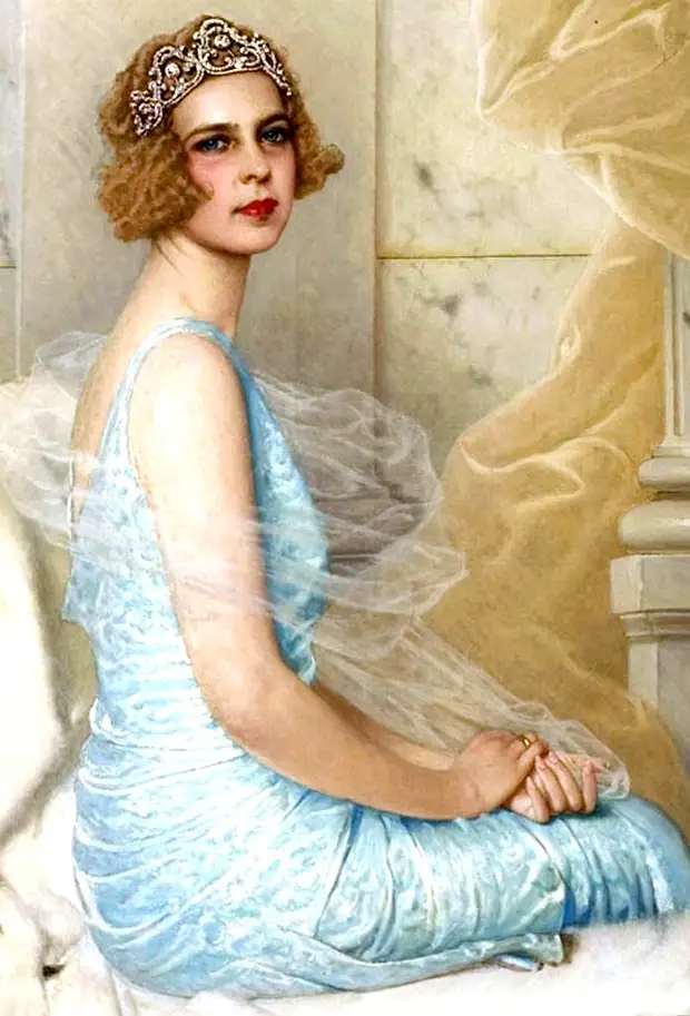 Italský akademický umělec Vittorio Matteo Corcos