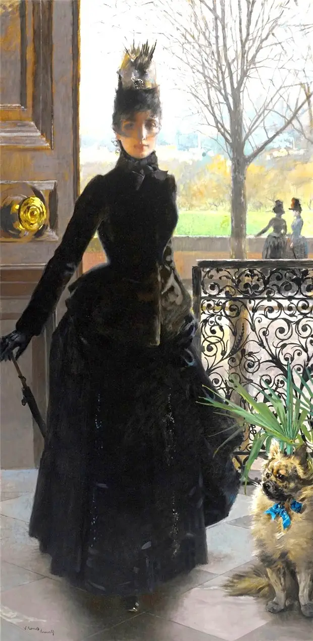 Italský akademický umělec Vittorio Matteo Corcos