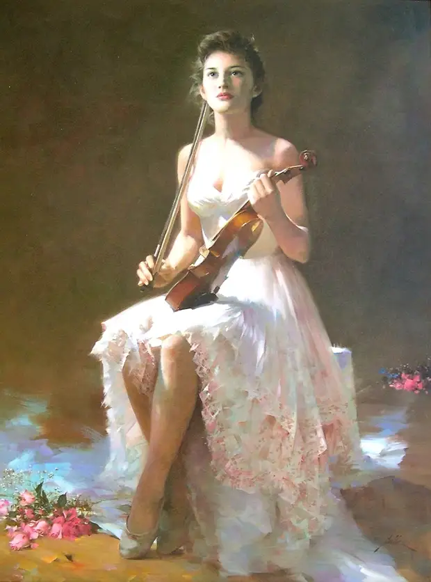 Msanii wa masomo wa Italia Vittorio Matteo Corcos